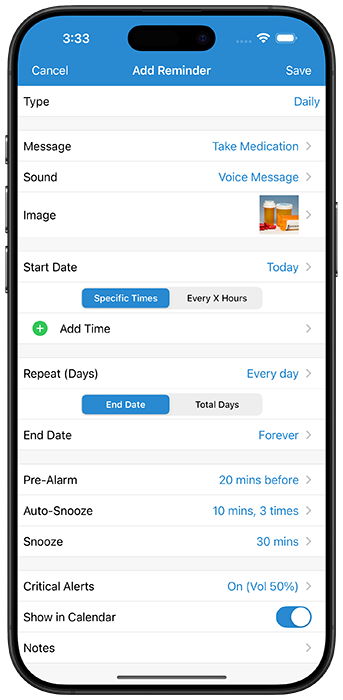 Reminder with Calendar and Voice Reminders is a powerful reminder app ...